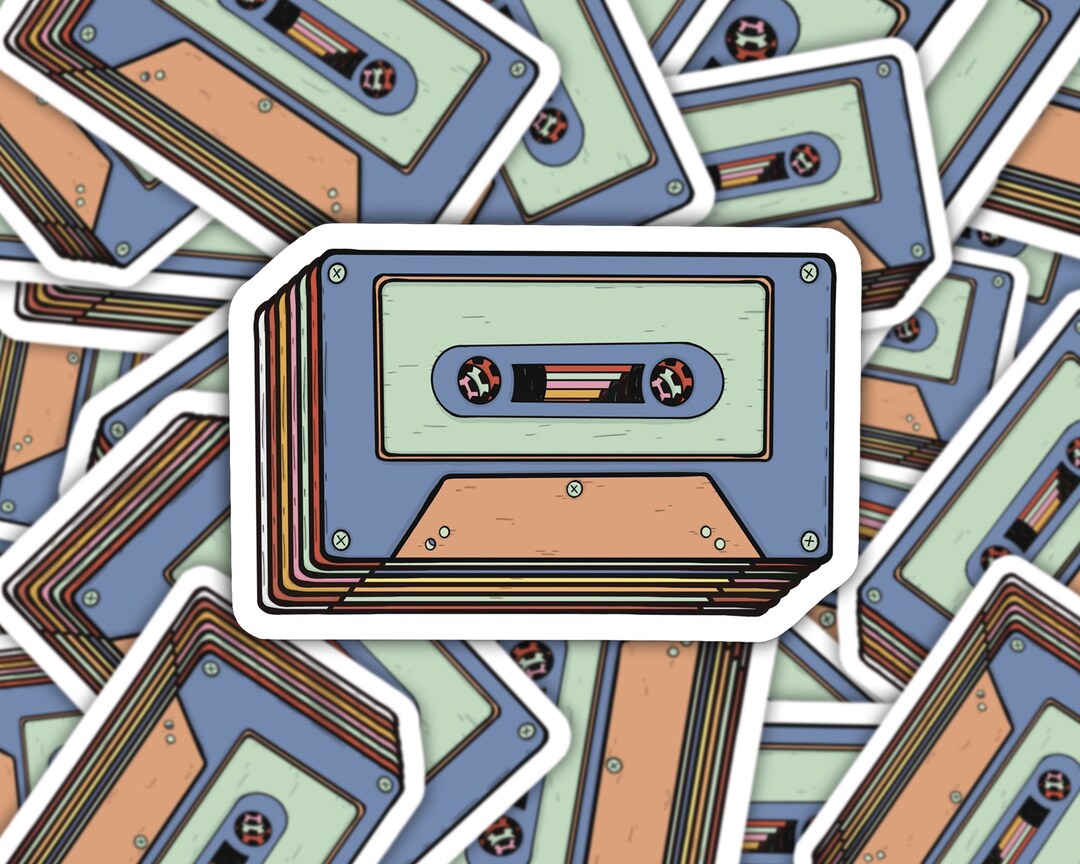 Cassette Tape Sticker - Etsy