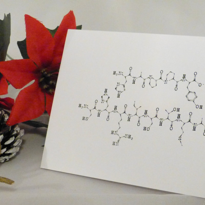 Science Christmas Card - Etsy UK