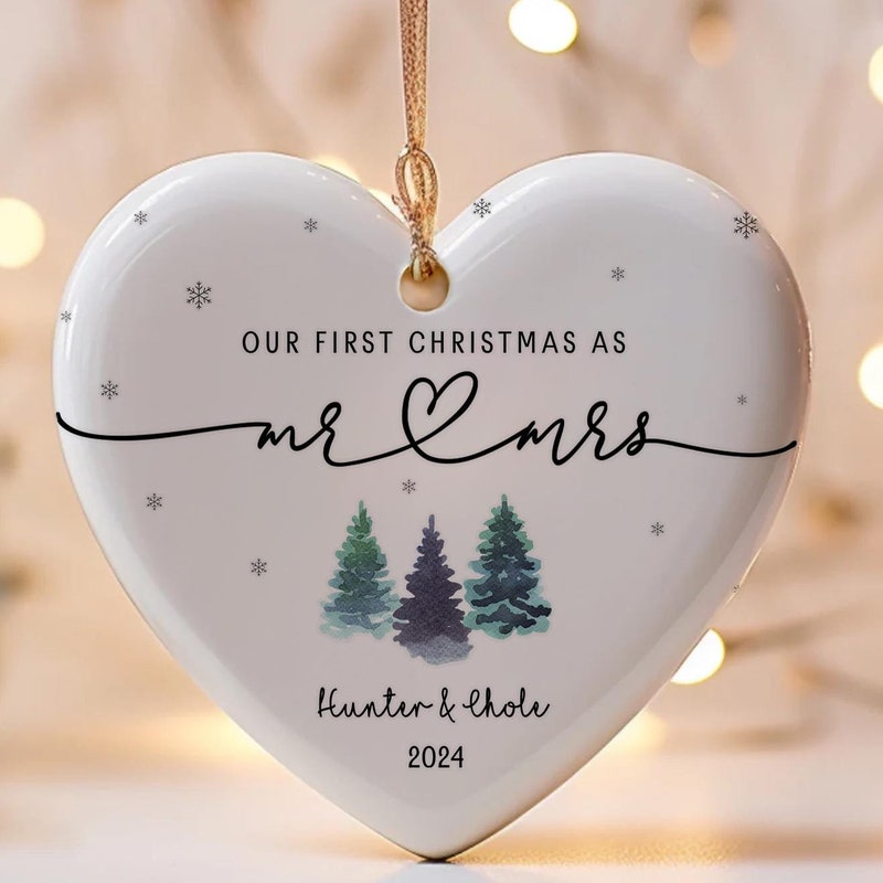 2025 Mr & Mrs Ornament - Etsy
