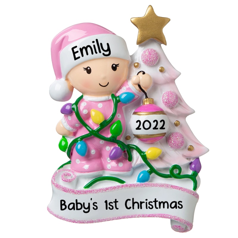 Christmas Red Name Ornaments - Etsy