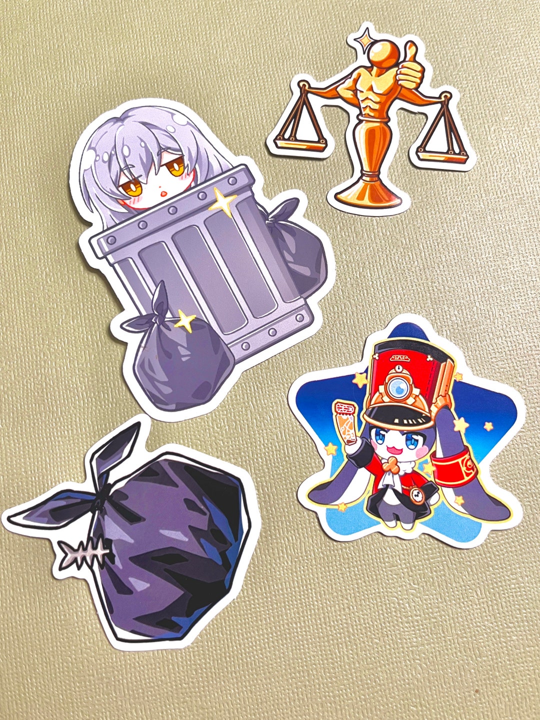 Honkai Star Rail Hsr Trailblazer Stelle Trash Can Praise of High Virtue ...