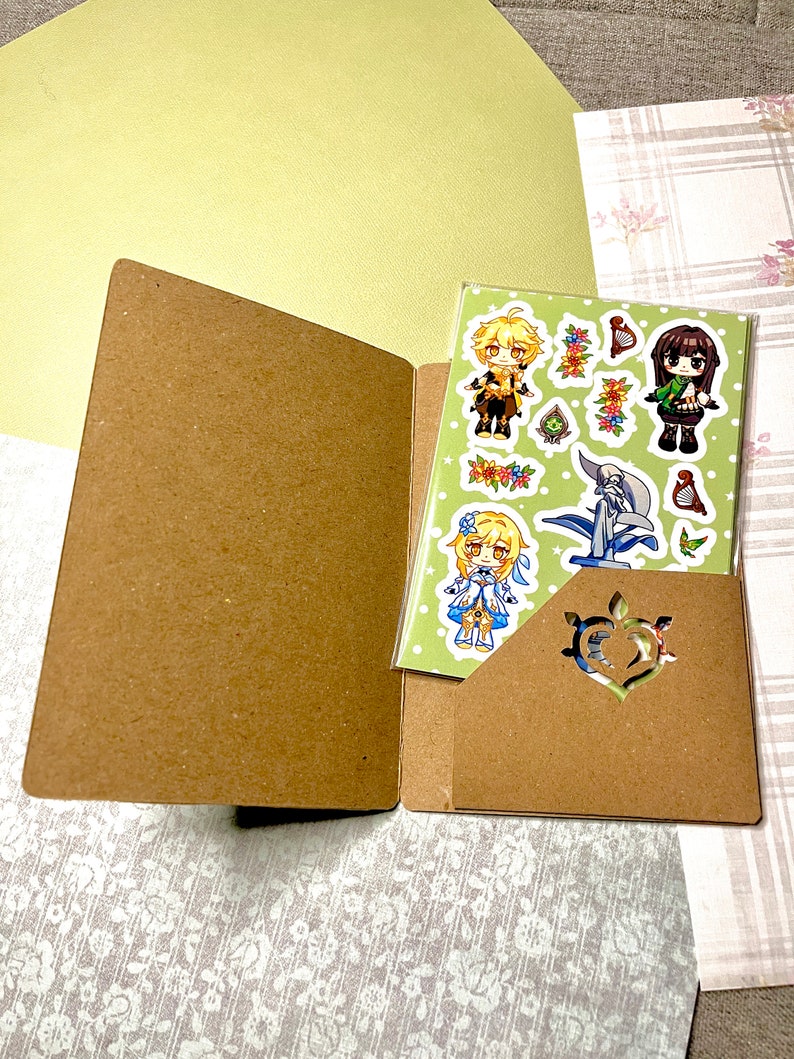 Genshin Impact Aranyaka Aranara Arama Ararycan Sticker Sheet Set Sumeru ...