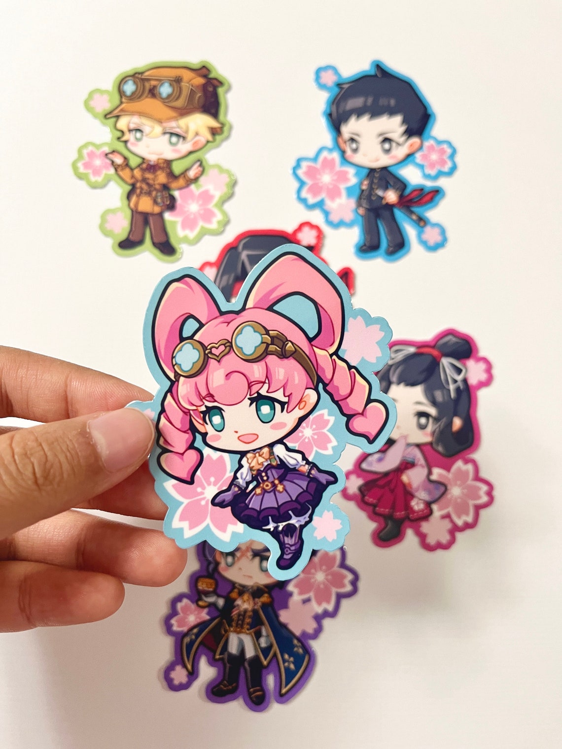 The Great Ace Attorney Vinyl Stickers. Kazuma Asogi, Naruhodo Ryunosuke ...
