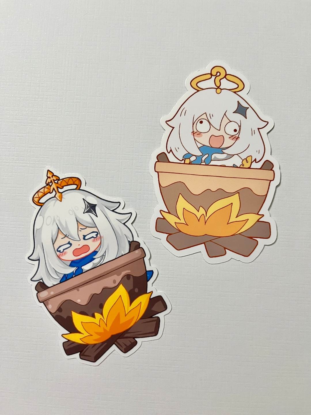 Genshin Impact Paimon Emergency Food Vinyl Sticker - Etsy