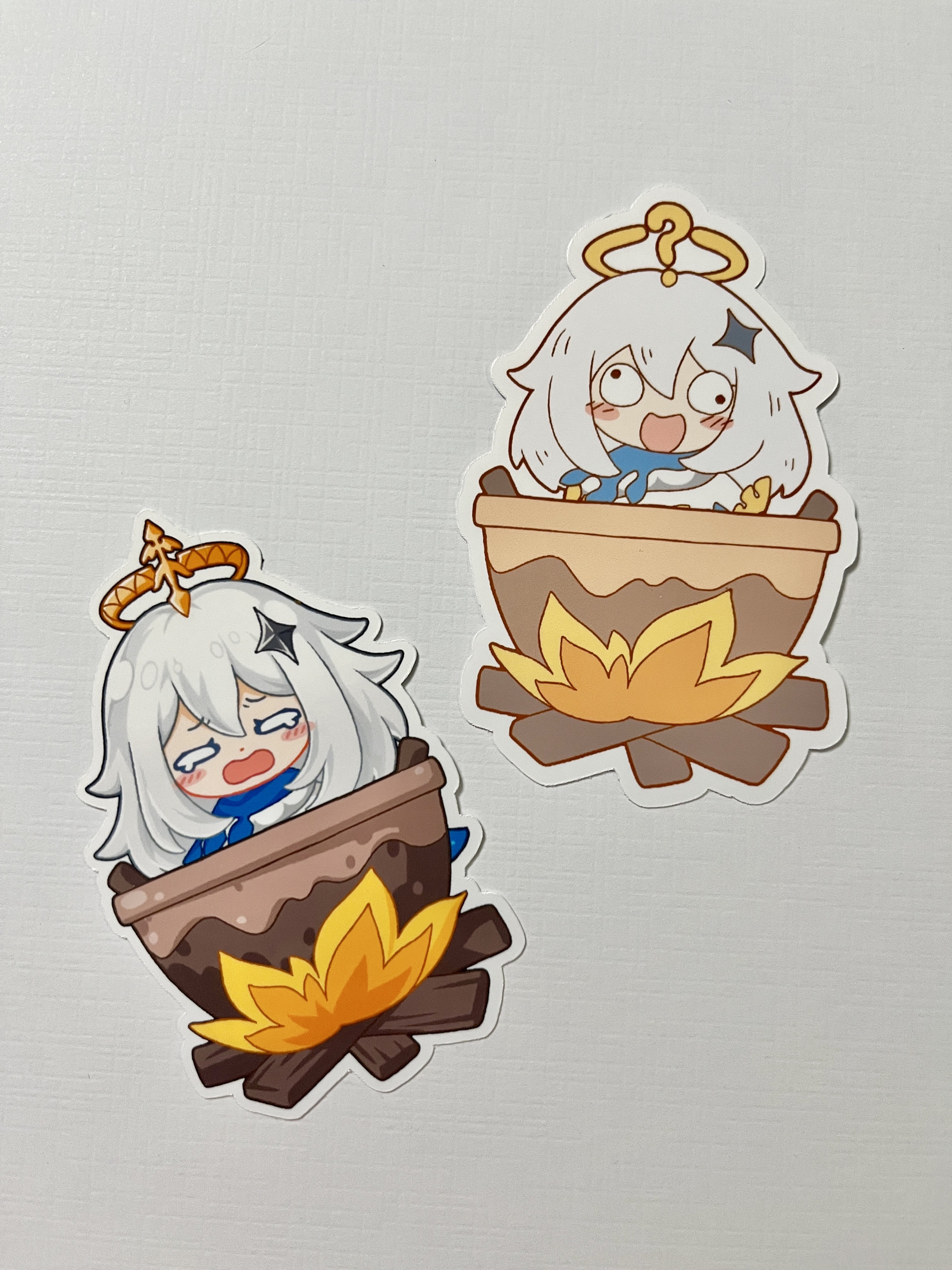 Genshin Impact Paimon Emergency Food Vinyl Sticker - Etsy