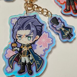 The Great Ace Attorney Iridescent Keychain. Kazuma Asogi, Naruhodo ...