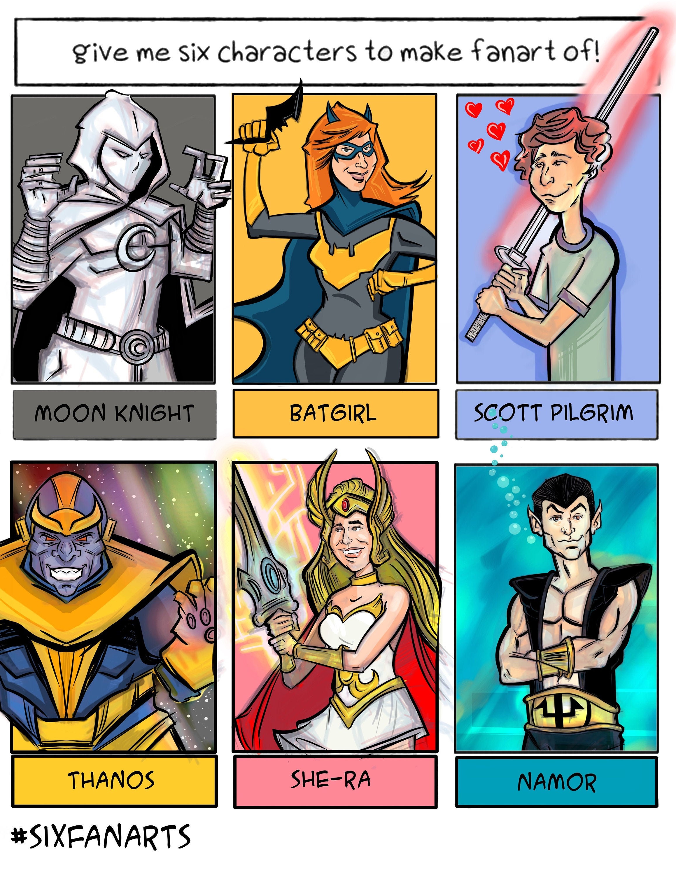 2020 Sixfanarts Version 1 - Etsy UK