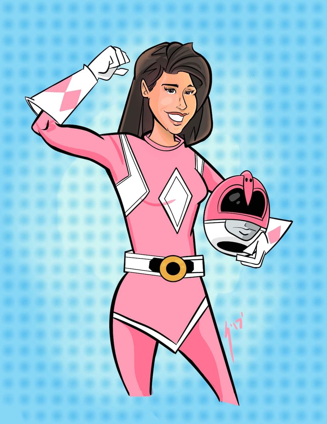 Pink Ranger (mighty Morphin Power Rangers) - Etsy