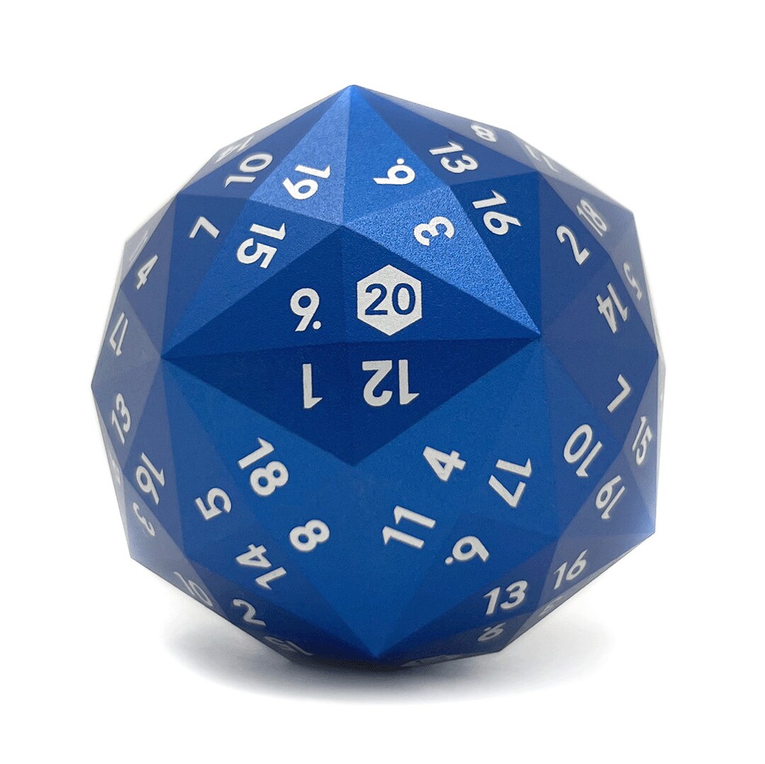 120-sided Aluminum D20: Precision RPG Dice With Wood Stand - Etsy