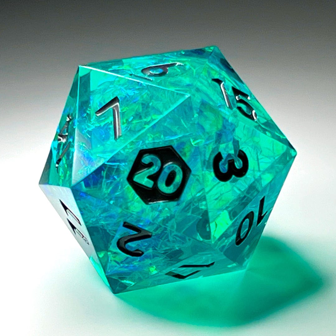 Cosmic Aurora Dice | New D4 Design | Mathematically Balanced | Sharp ...