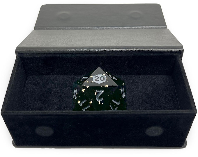 Balanced 31mm Resin D20: Sharp Edge Chonky Dice With Display Case - Etsy