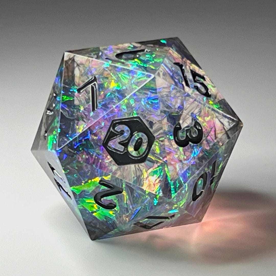 Dark Sorcery Dice | New D4 Shape | Mathematically Balanced | Sharp Edge ...