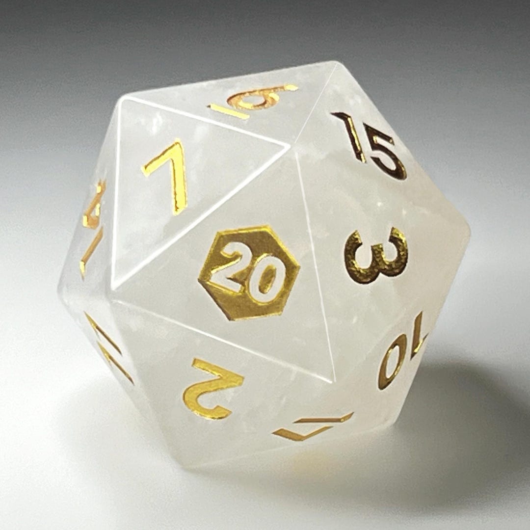 Quartz Dice | New D4 Design | Mathematically Balanced | Natural ...