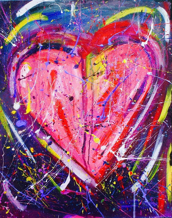Splatter Paint Heart