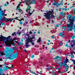 Splatter Painting on Canvas, Acrylic Painting,abstract Modern Art ...