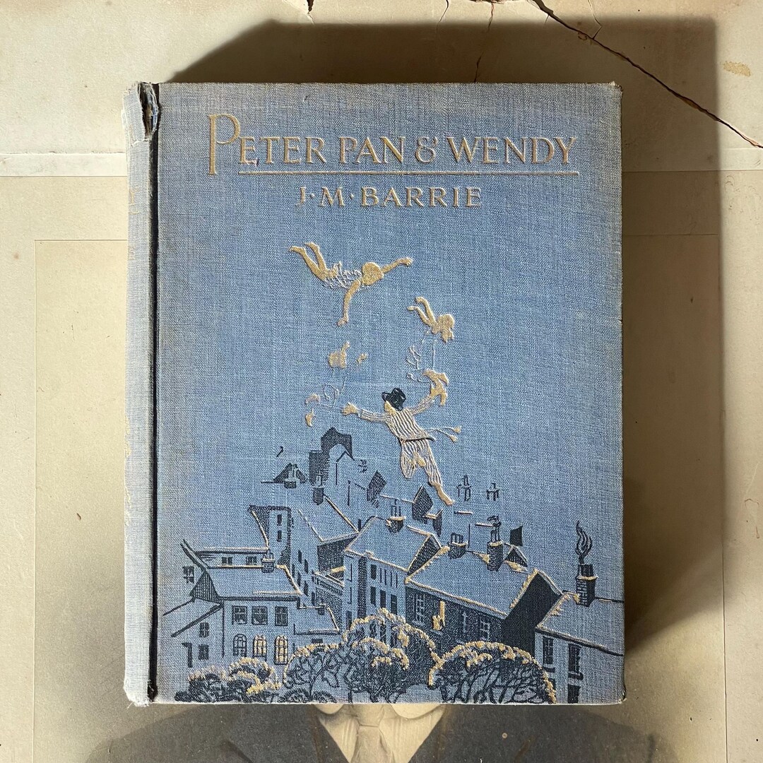Antique Book - Peter Pan & Wendy by JM Barrie, Illustrated by Gwynedd M ...