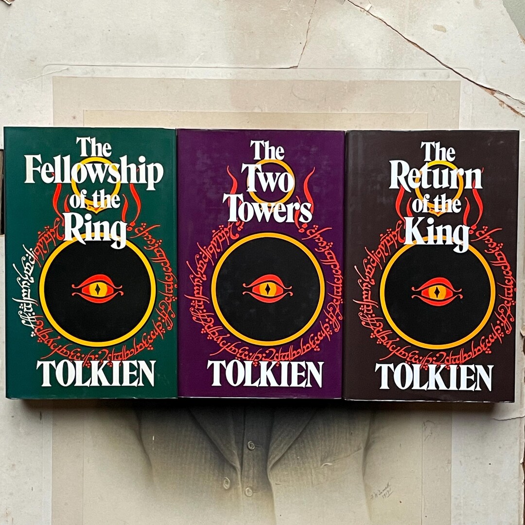 Vintage Book - the Lord of the Rings - Rare Three Book Set Published by ...