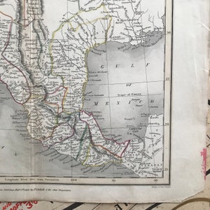 Antique Map of Mexico - 1831 - - Etsy