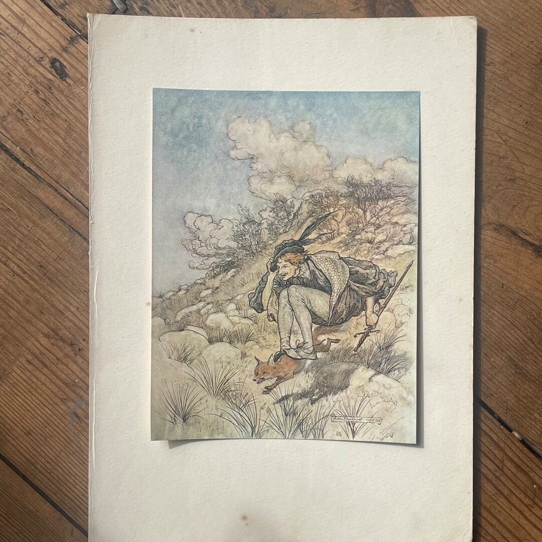 Fabulous Arthur Rackham First Edition Print - Grimm's Fairy Tales 1909 ...