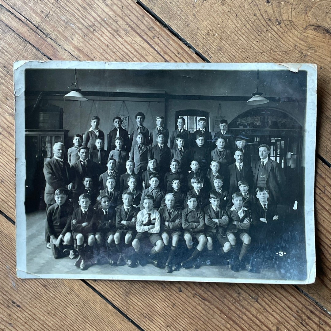 Antique Photograph - School Class Photo - C1920s - Monochrome - Etsy UK