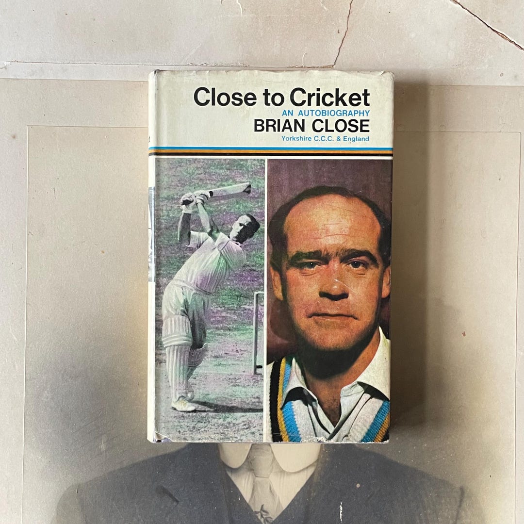 Vintage Book - Close to Cricket, Brian Close Autobiography 1968 First ...