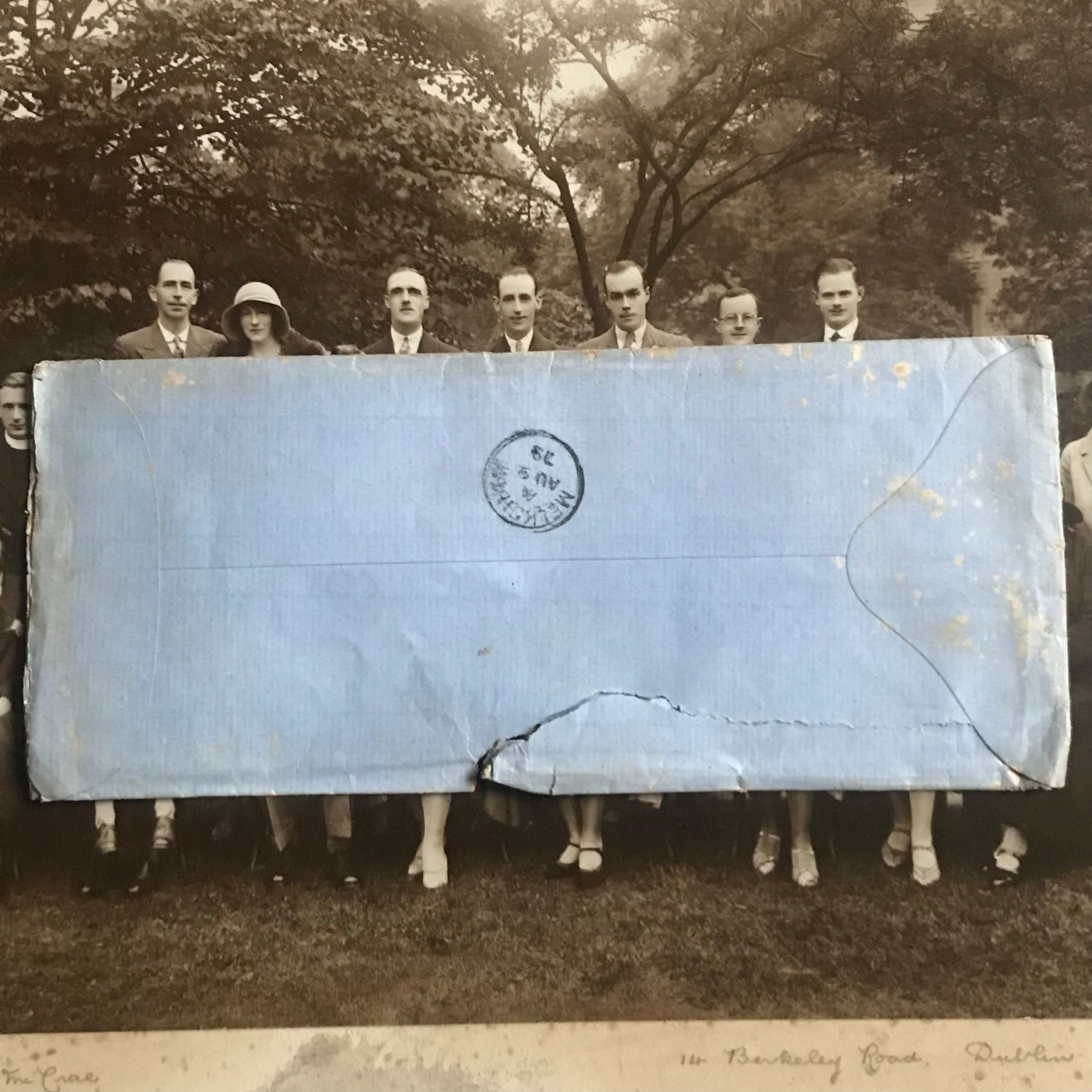 Antique Ephemera Stamped Envelope Postally Sent August 9th - Etsy