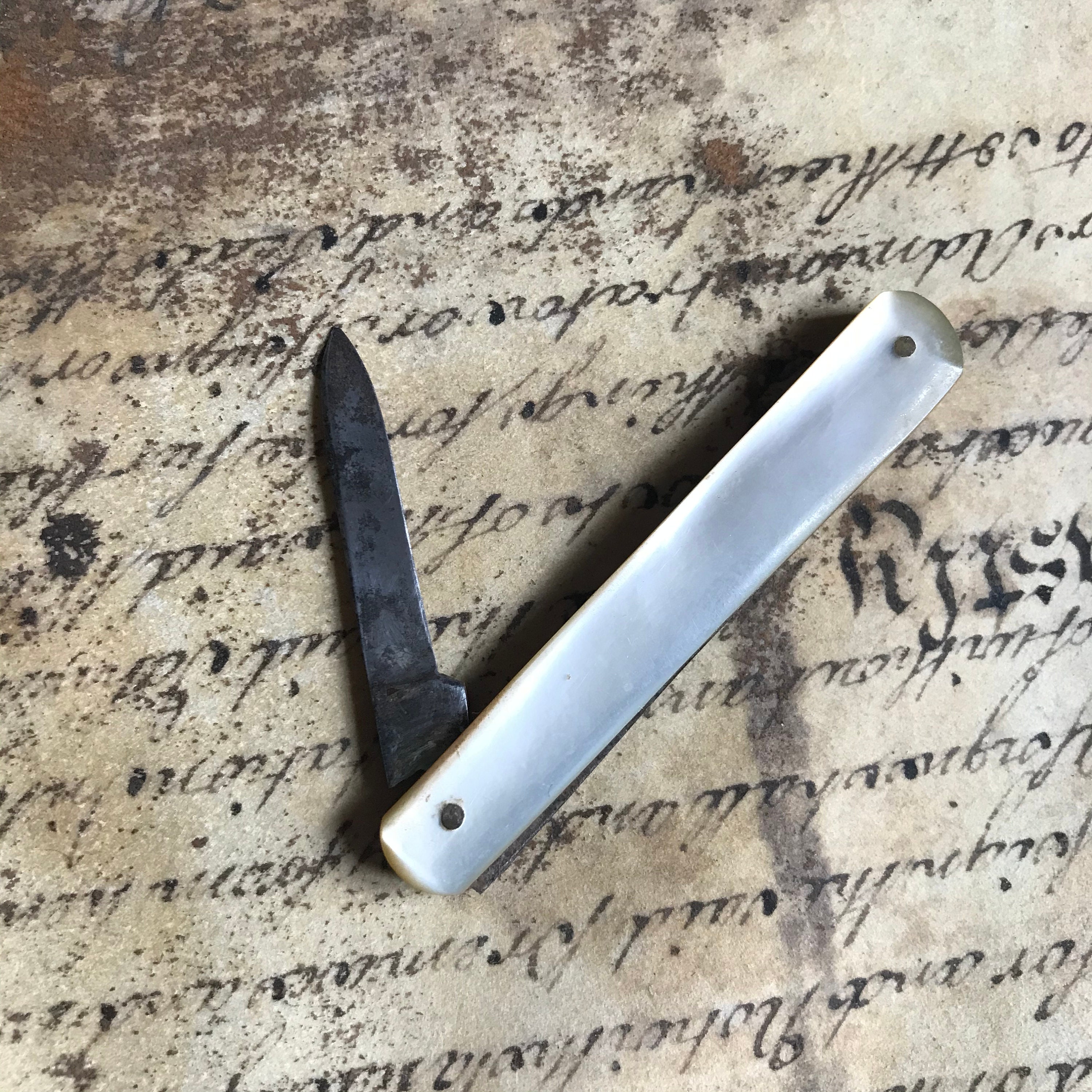 Antique Penknife Quill Knife Nib Cutter James Dewsnap Made - Etsy