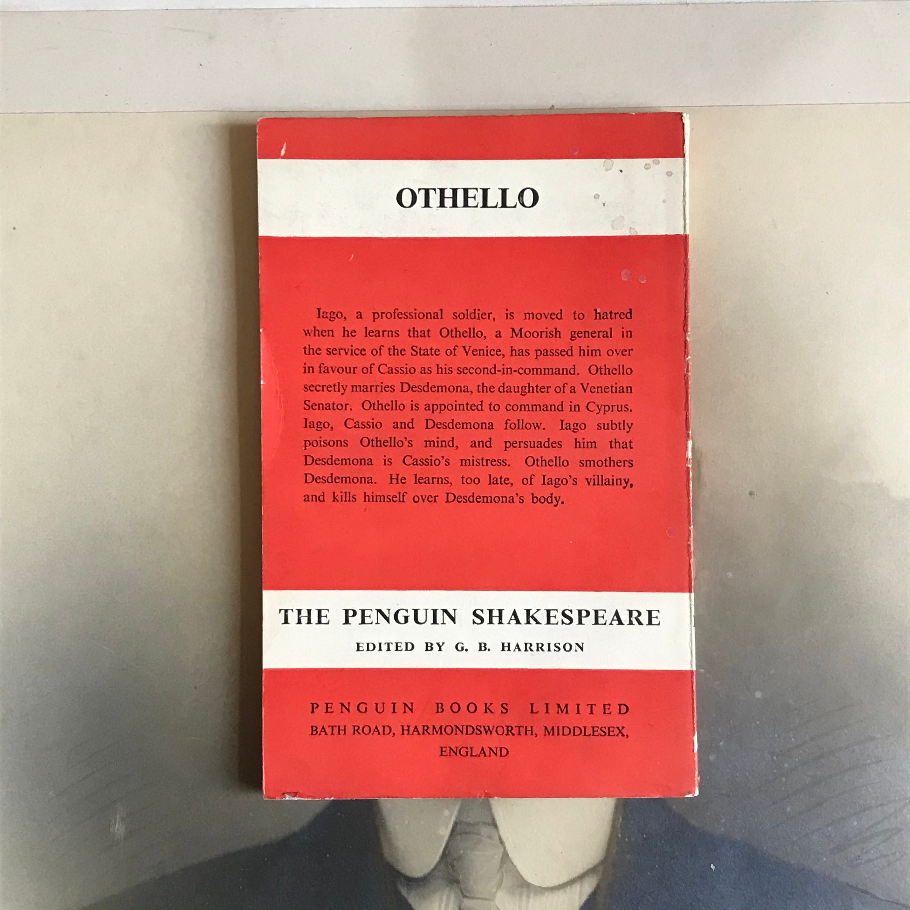 Vintage Penguin Book - Othello - by William Shakespeare - the Penguin ...