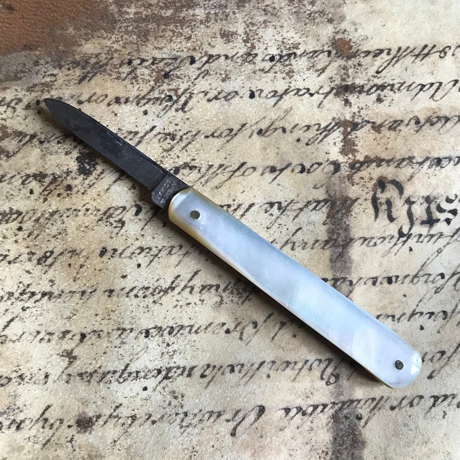 Antique Penknife Quill Knife Nib Cutter James Dewsnap Made | Etsy