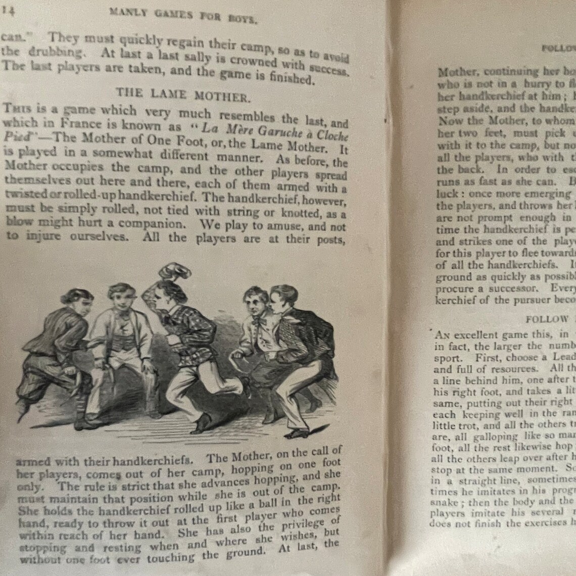 Antique Book - Manly Games for Boys by Captain Rawdon Crawley Published ...