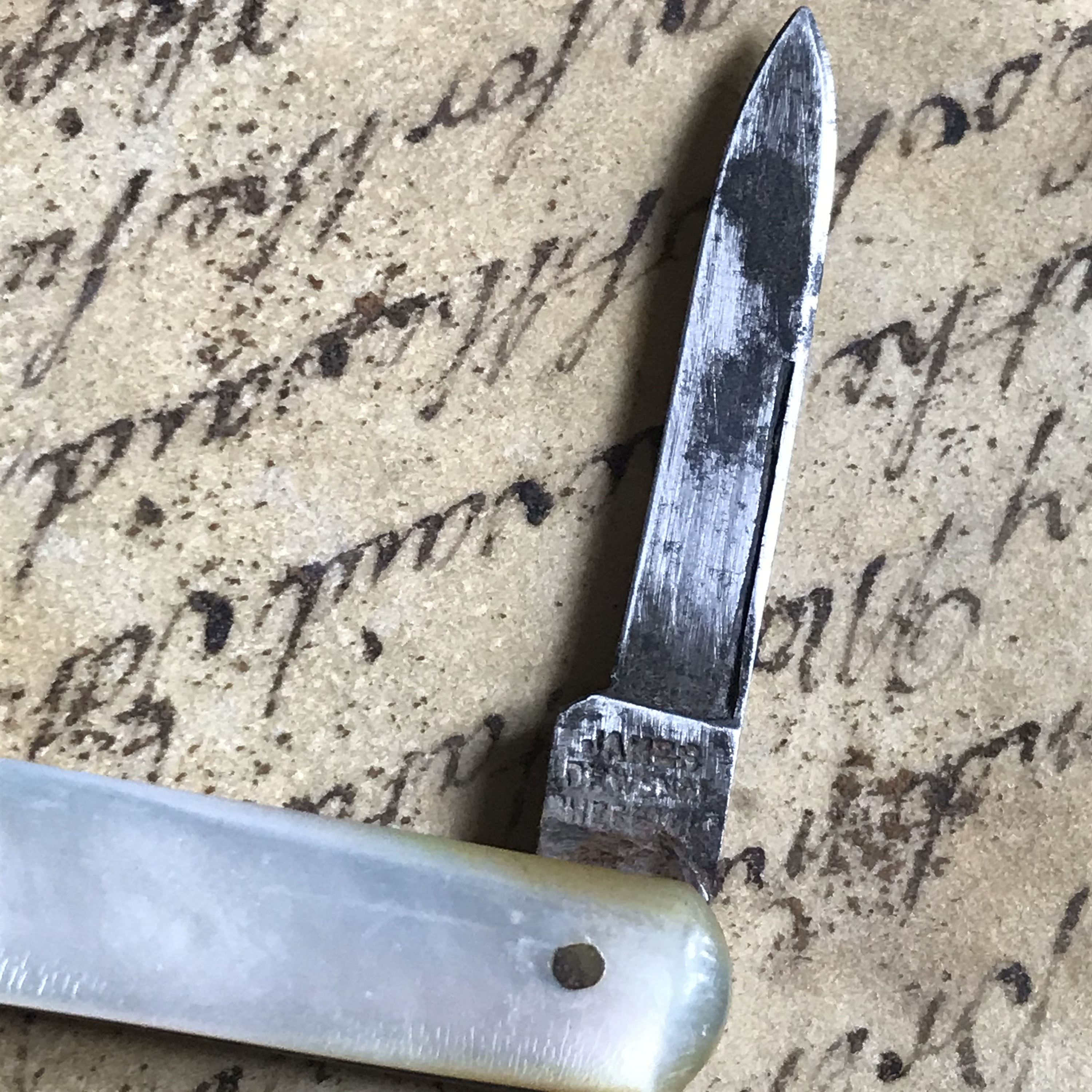 Antique Penknife Quill Knife Nib Cutter James Dewsnap Made | Etsy