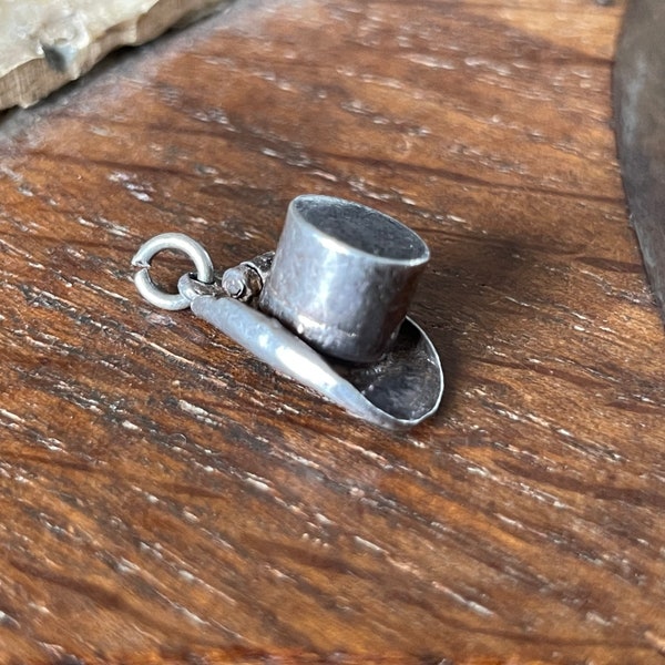 Silver Top Hat - Etsy