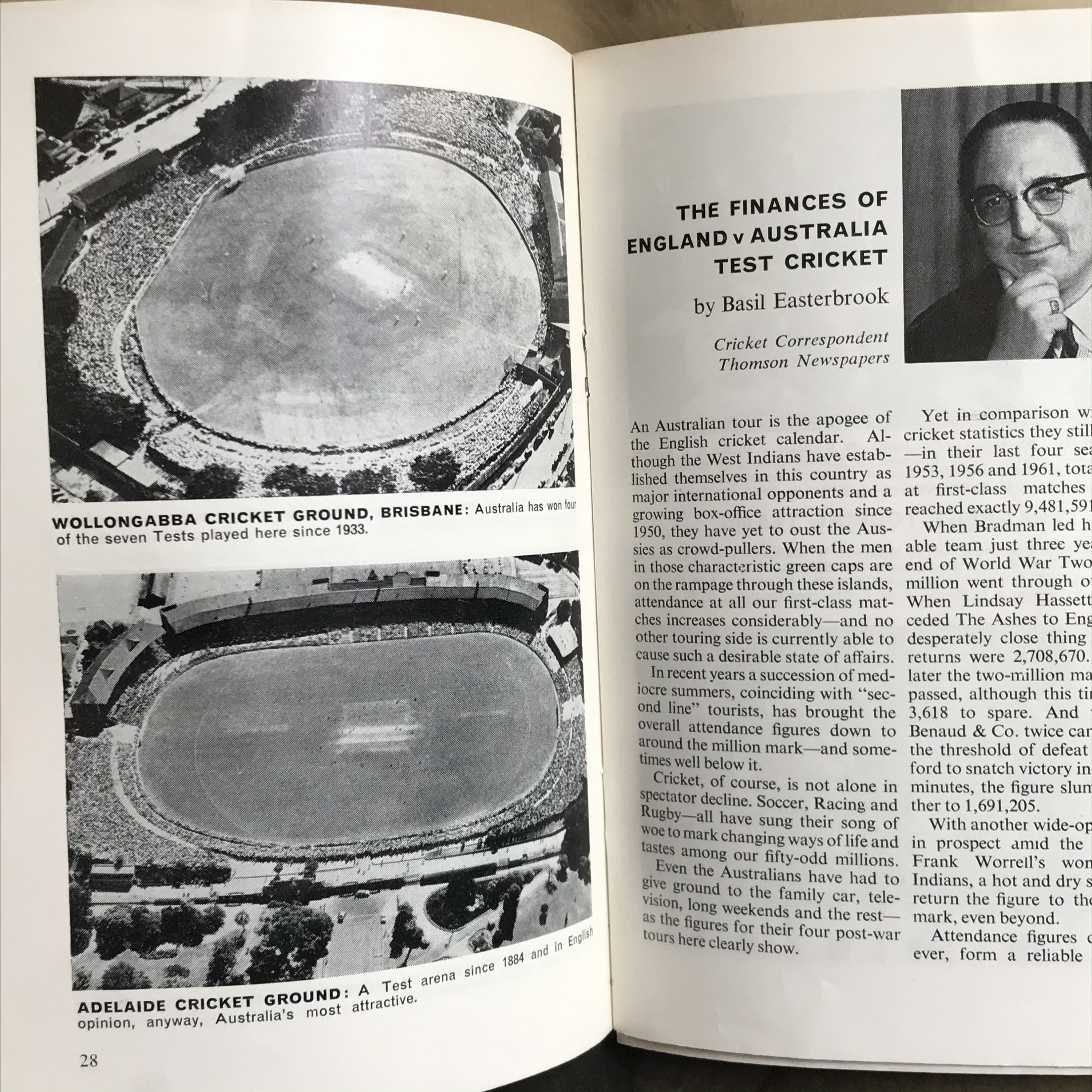 Vintage Book - Rothmans Test Cricket Almanack - 1964 England Vs ...