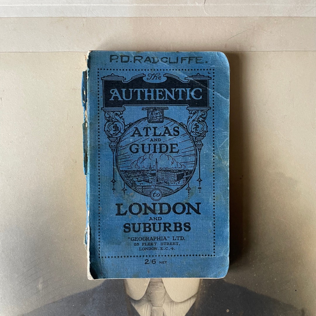 Antique Book - "geographia" Authentic Atlas and Guide to London and ...