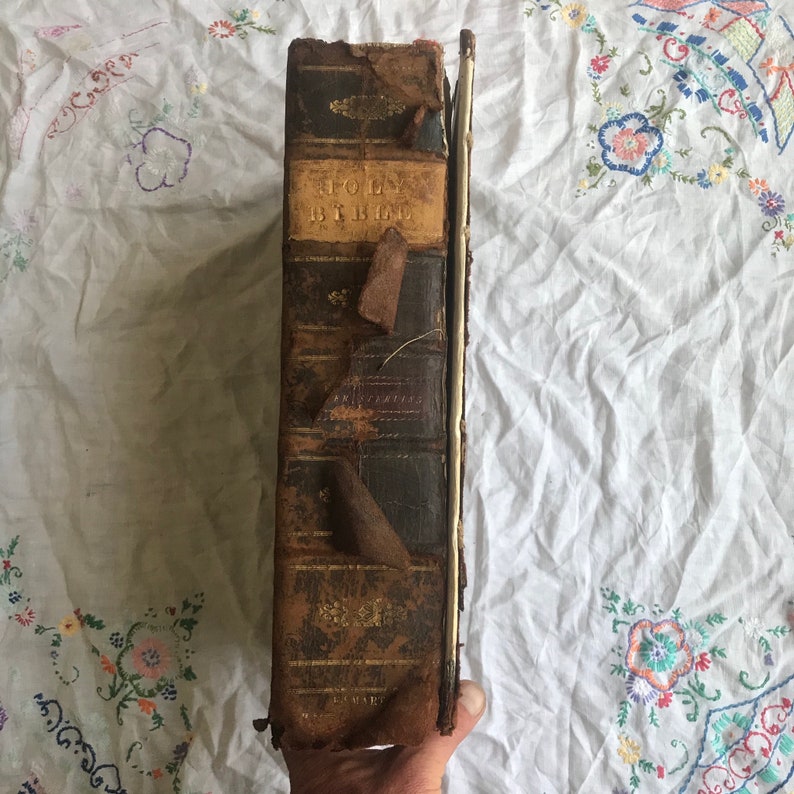 The Universal Family Bible or Christian's Divine Library | Etsy