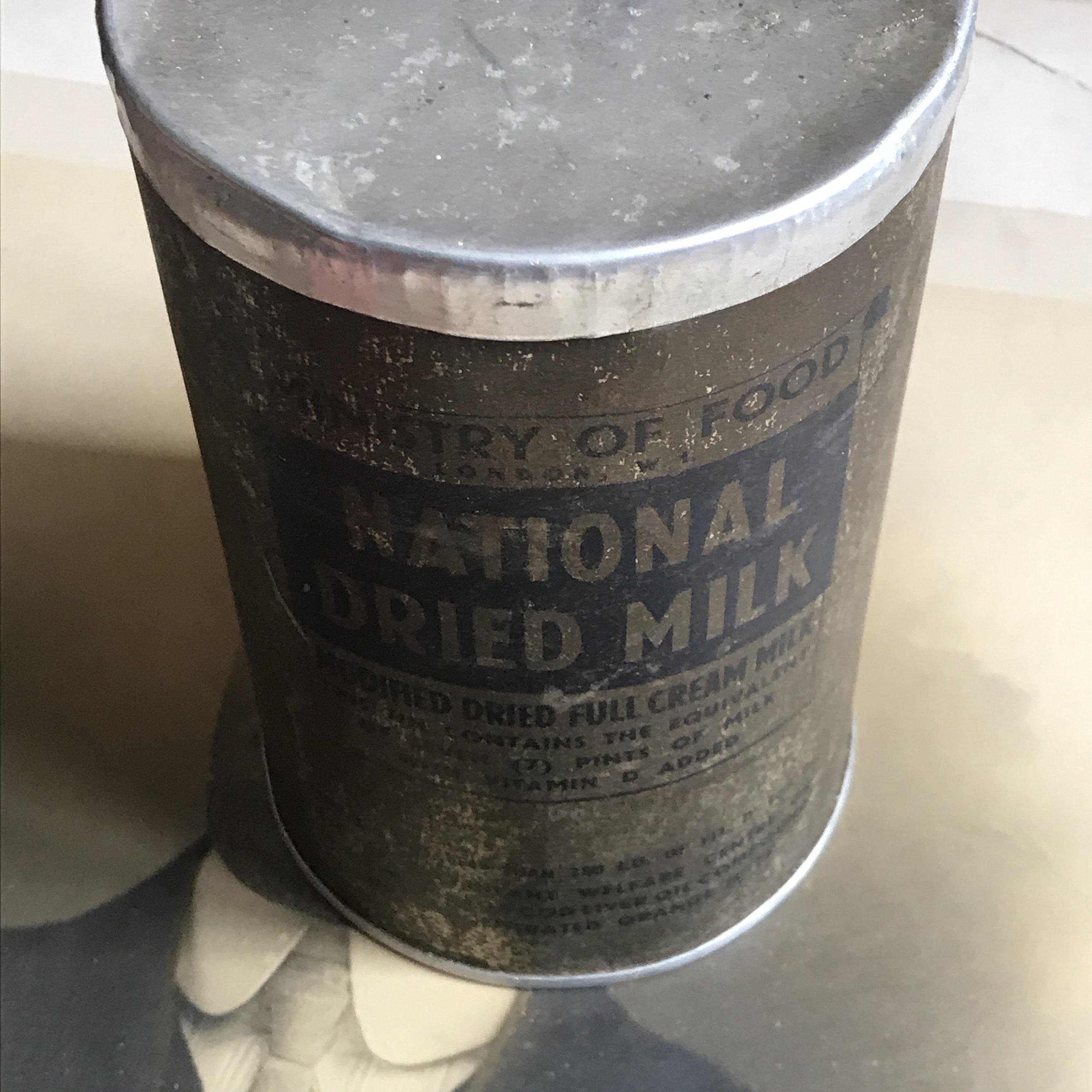 Antique Tin Ministry Of Food National Dried Milk WWII | Etsy