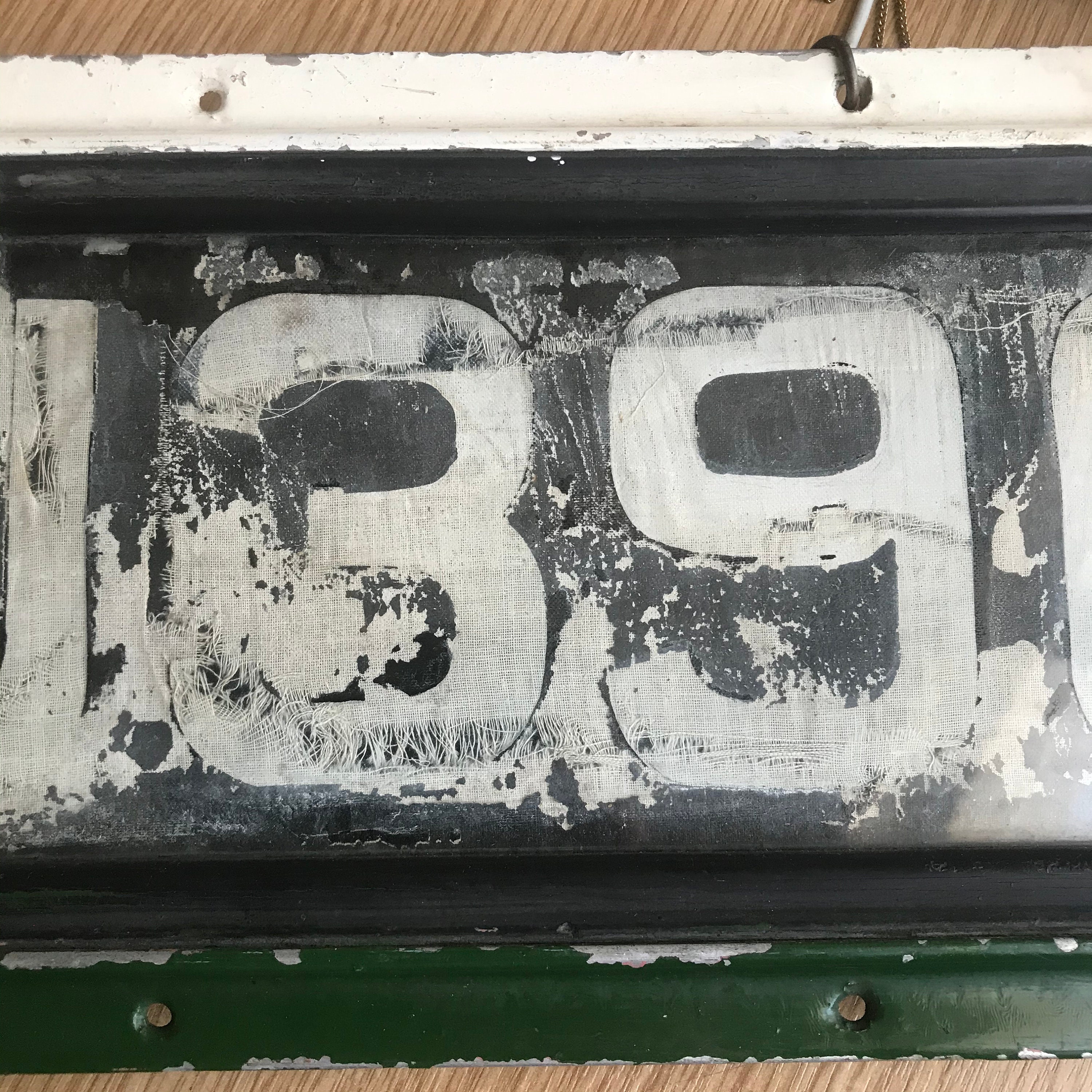Rare Vintage Cloth British Number Plate License Plate | Etsy