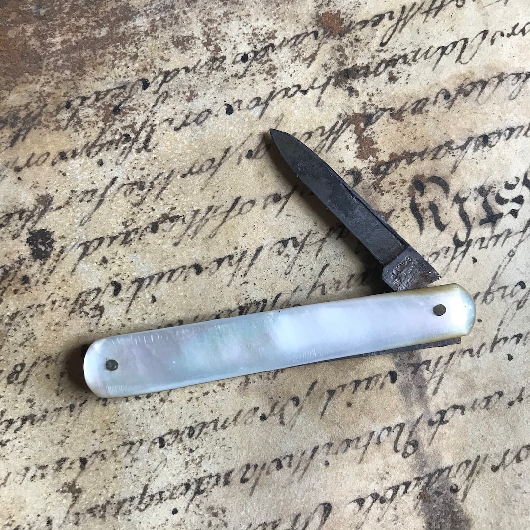 Antique Penknife - Quill Knife Nib Cutter - James Dewsnap Made in ...