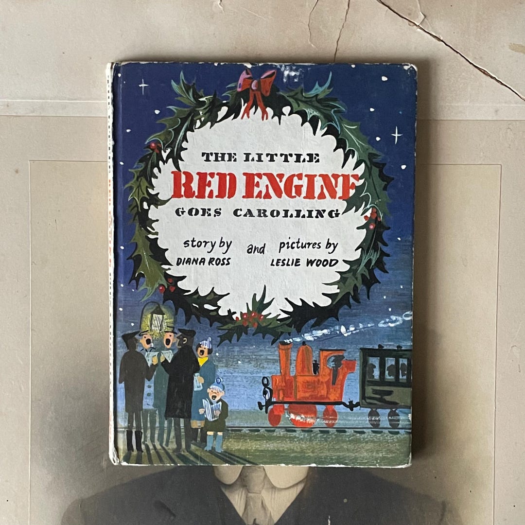 Vintage Book - the Little Red Engine Goes Carolling by Diana Ross ...