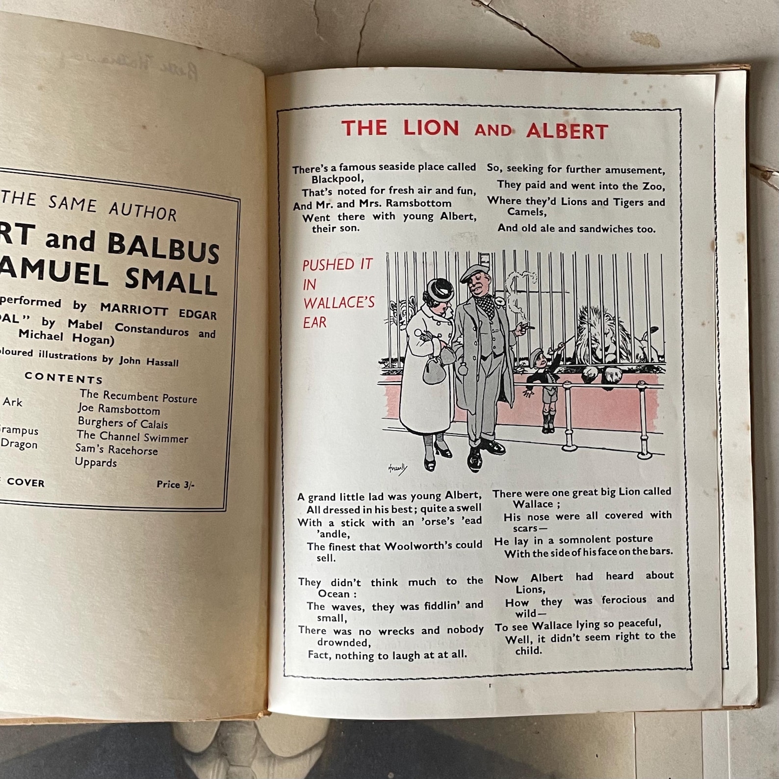 Antique Book - Albert 'arold and Others- by Marriott Edgar - Published ...