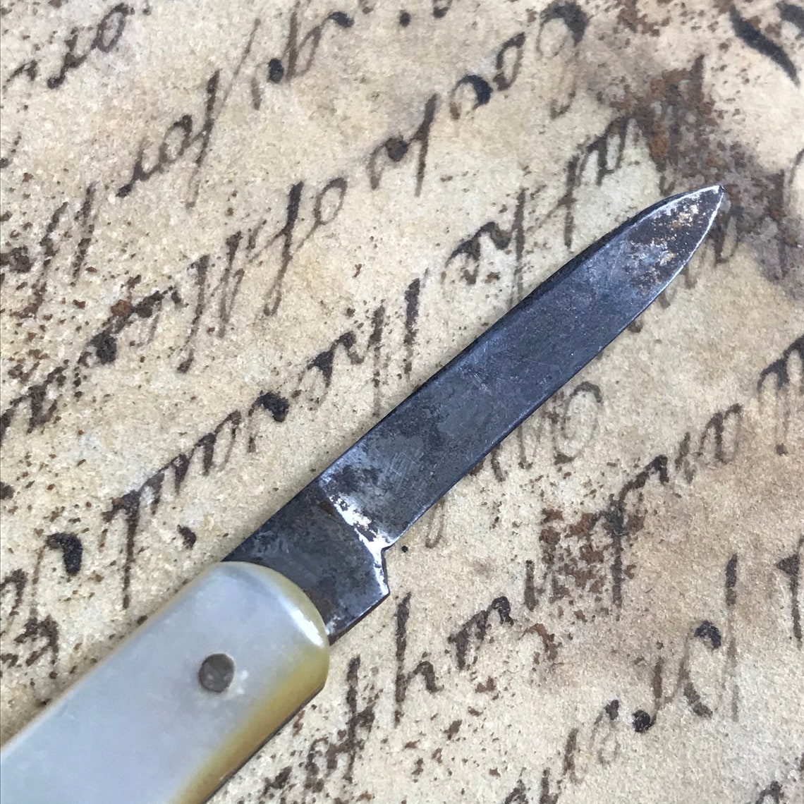 Antique Penknife Quill Knife Nib Cutter James Dewsnap Made | Etsy