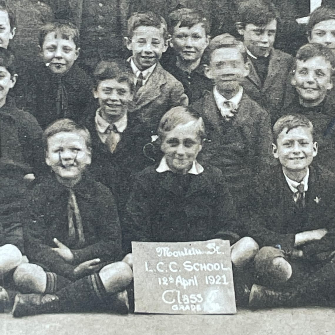 Antique Photograph School Class Photo Montem Street School - Etsy