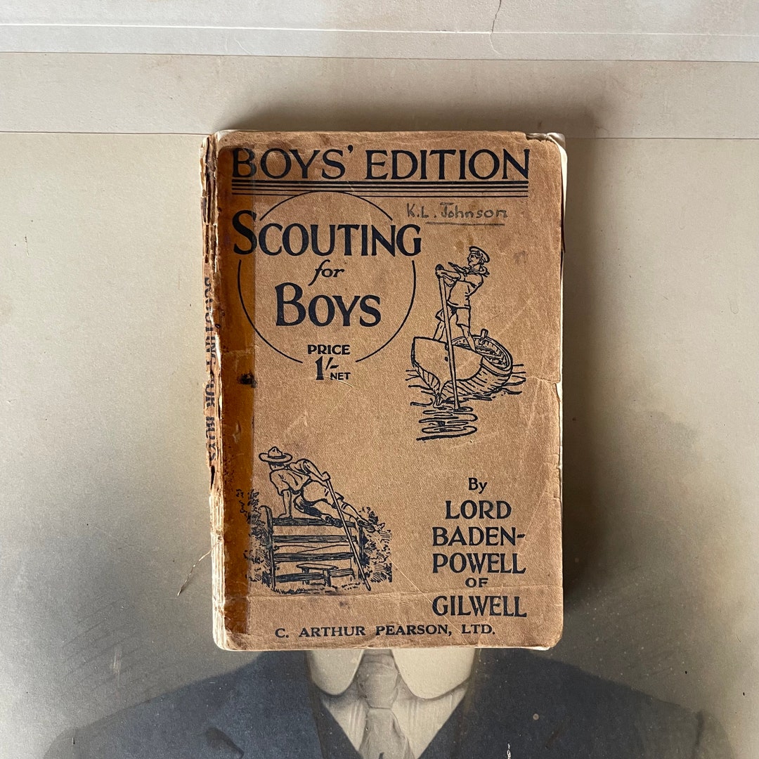 Antique Book - Boys' Edition Scouting for Boys by Lord Baden-powell ...
