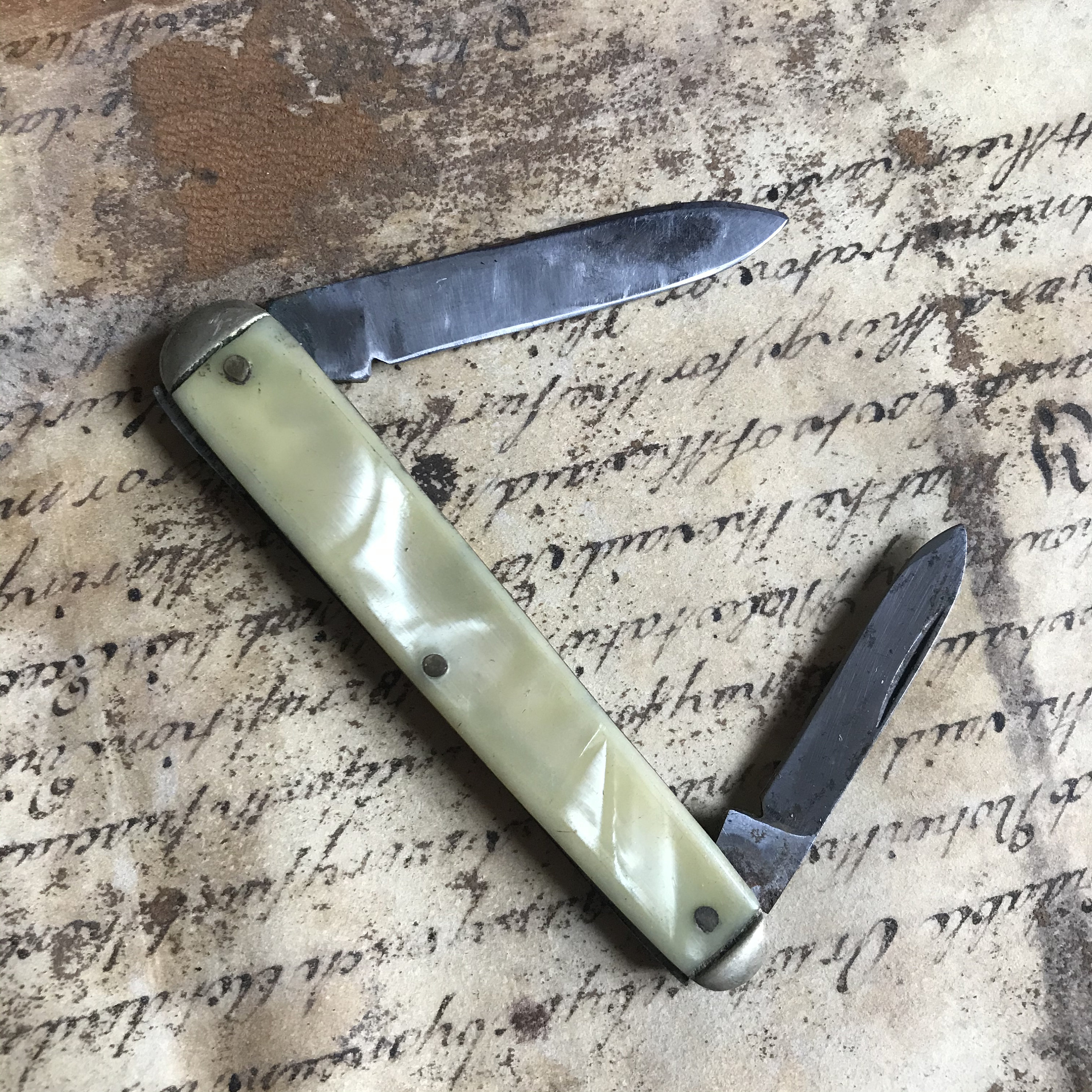 Antique Penknife - Quill Knife, Pipe - Sheffield, England - Etsy