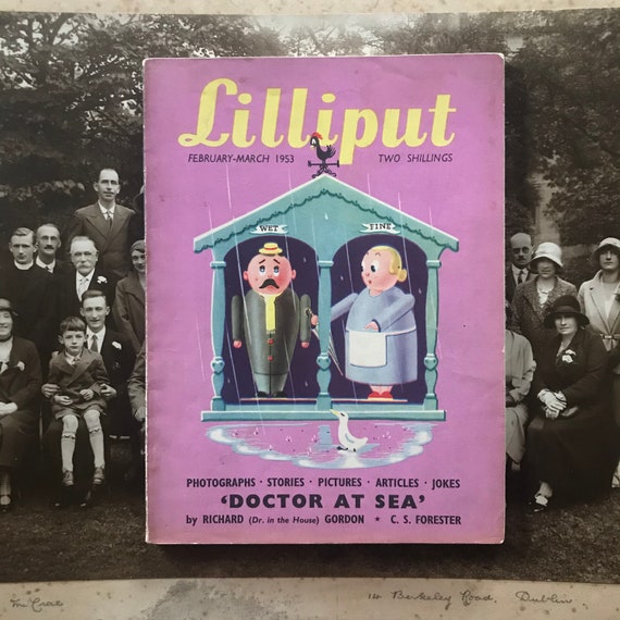 Antique Book Lilliput magazine February March 1953 | Etsy