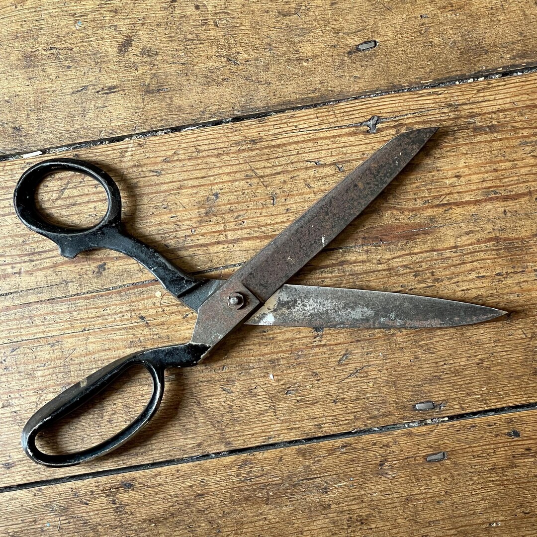 Vintage Sheffield Steel Scissors - Industrial Shears - Made in ...
