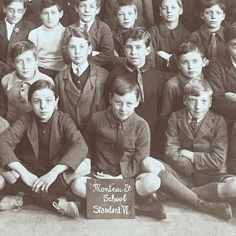 Antique Photograph School Class Photo Montem Street School - Etsy