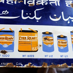 Old Ever Ready Batteries Antique Vintage Enamel Advertising Sign - Etsy