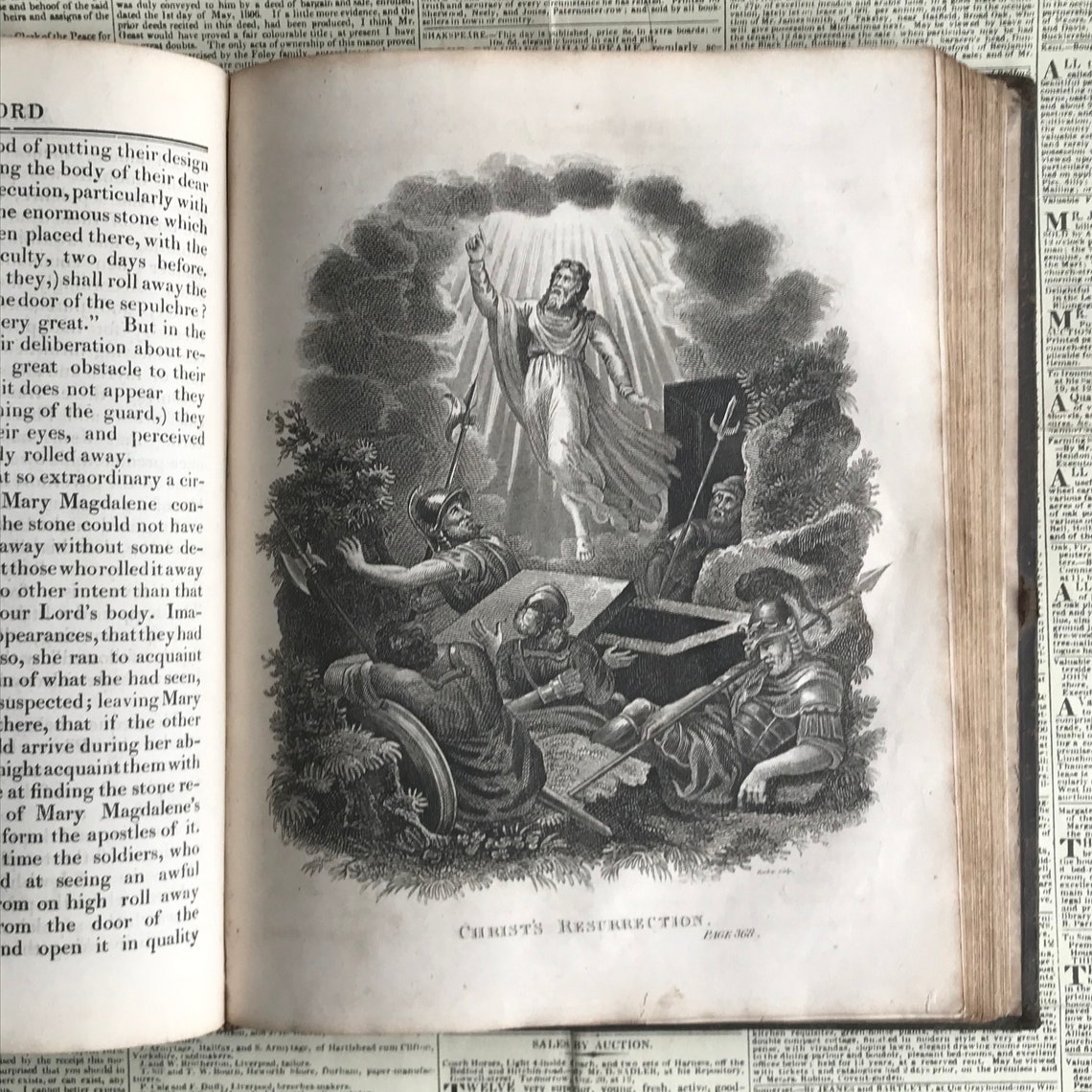 Antique Book - the Life of Our Lord & Saviour Jesus Christ - C1832 ...