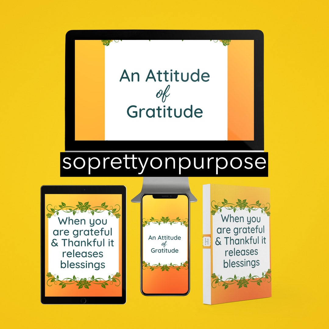 Attitude of Gratitude IG Templates - Etsy